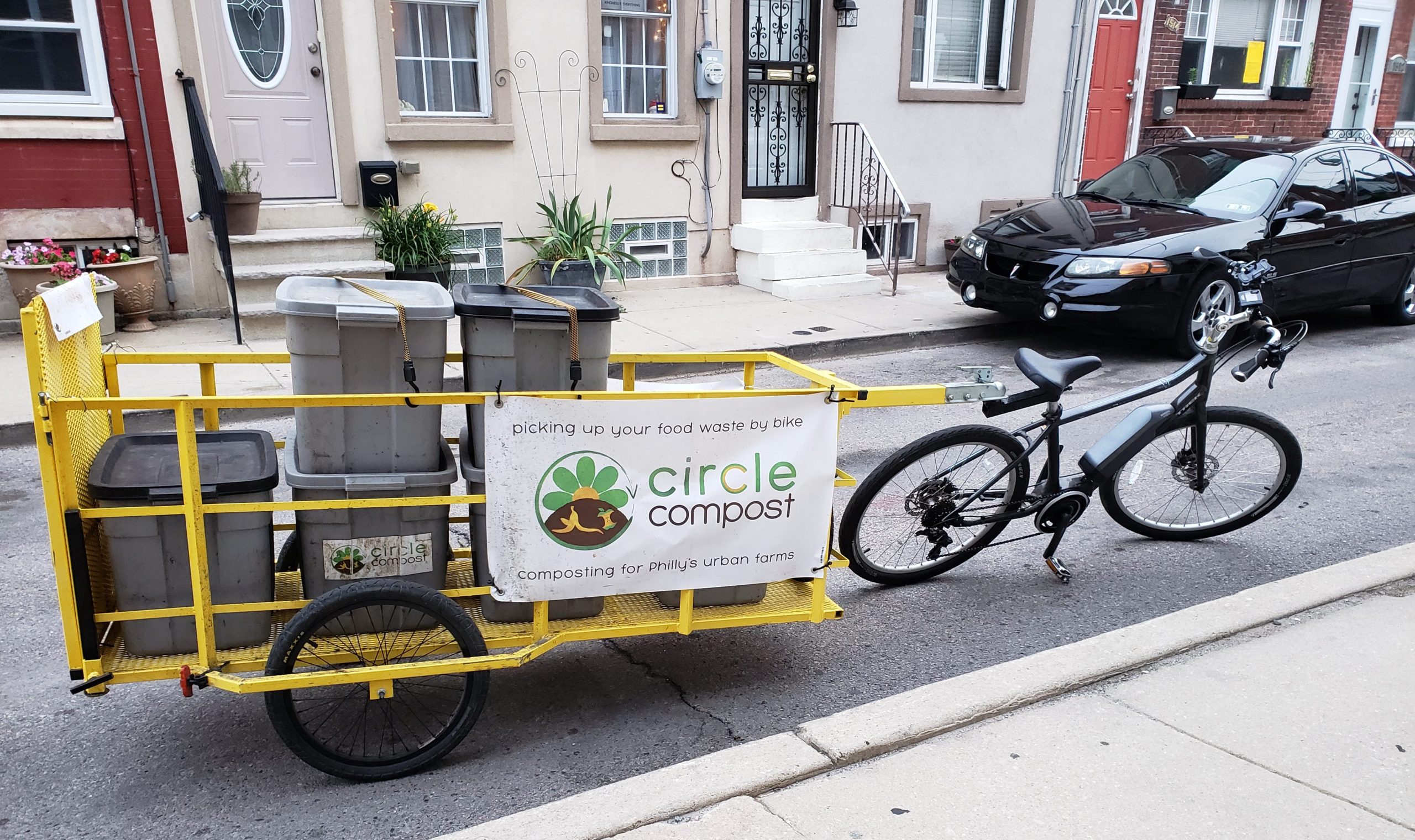 Philadelphia compost, Philly composting, bicycle compost pickup ...